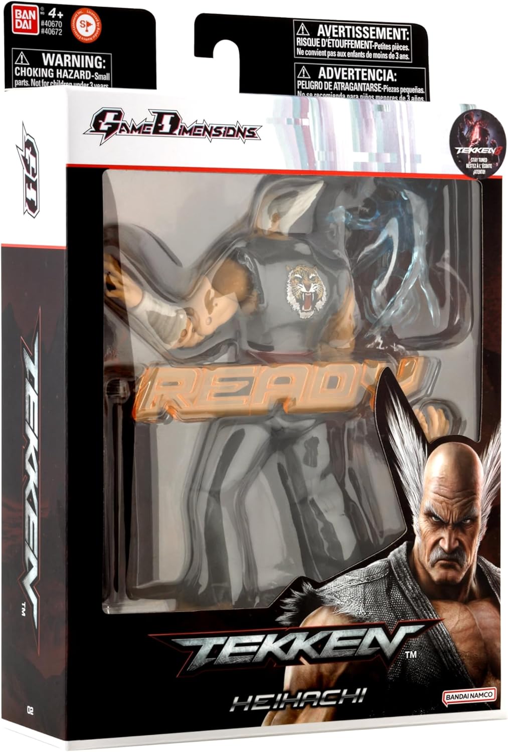 Bandai Game Dimensions - Tekken Heihachi Mishima Figure — REACTIVE Figures