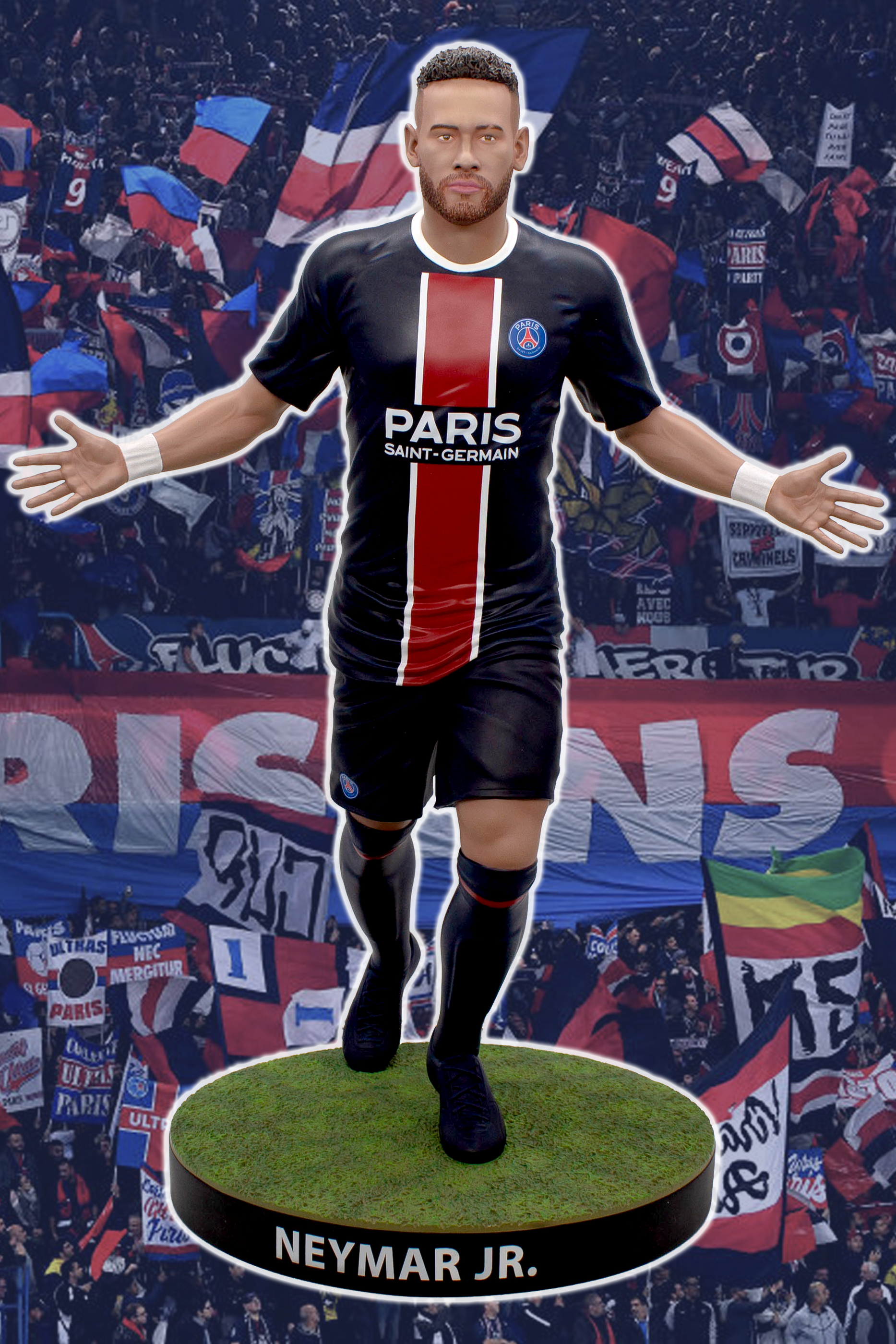 Neymar Jr - Official PSG - Football's Finest Resin Statue (60cm ...