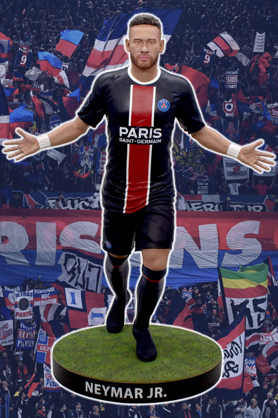 Neymar Jr - Official PSG - Football's Finest Resin Statue (60cm ...